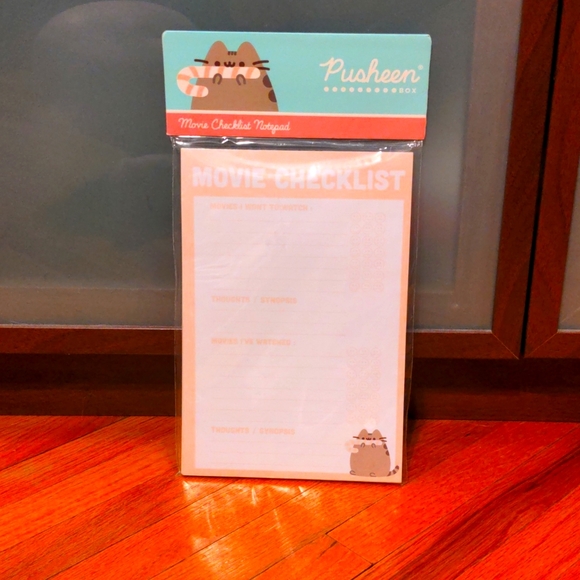Pusheen | Office | Movie Checklist Notepad By Pusheen | Poshmark